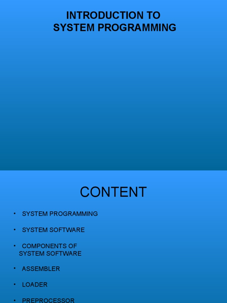 System Programming | PDF | Assembly Language | Software