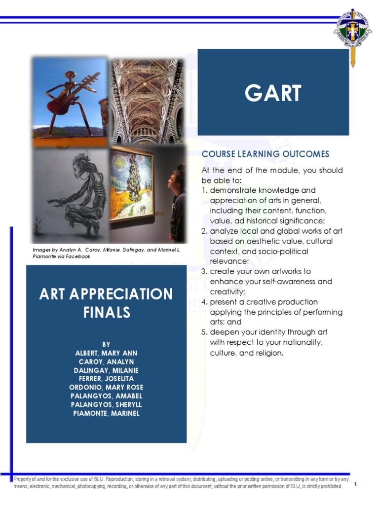 Gart Module For Finals | PDF | Senses | Mind