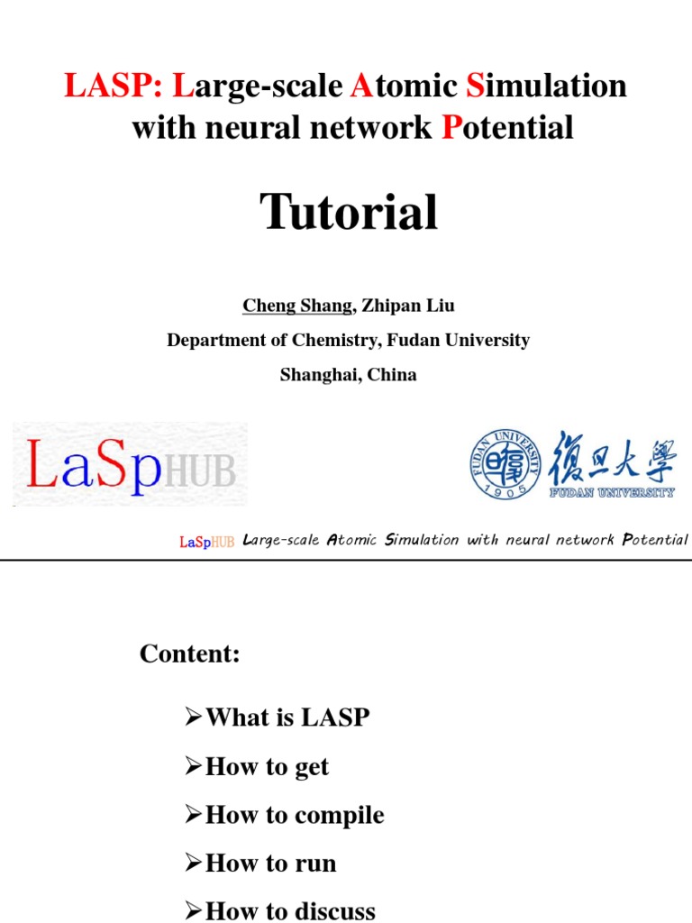 LASP Tutorial Xiamen AIworkshop 2019 | PDF | Artificial Neural Network ...