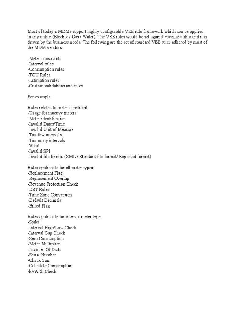 VEE Rules | PDF | Computers