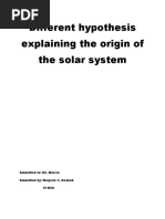 Earth Science SHS 1.4 Encounter Theory | PDF | Planets | Stars