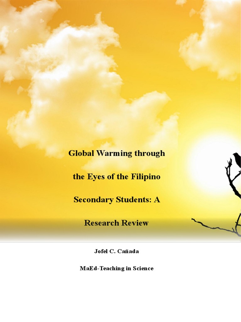Filipino Students' Views on Global Warming | PDF | Climate Change ...