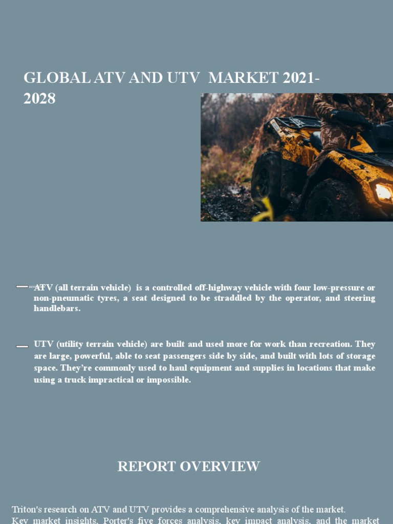 Atv and Utv Market | PDF