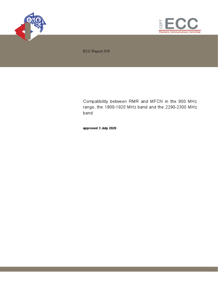 ECC Report 318 | Download Free PDF | Bandwidth (Signal Processing ...
