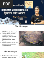 Classification of the Himalayan Ranges | PDF | Himalayas | Mount Everest