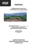 Proposal Jalan Usaha Tani | PDF