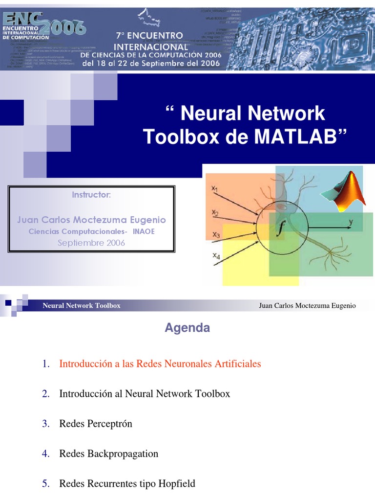 Neural Network Toolbox De Matlab Pdf Red Neuronal Artificial