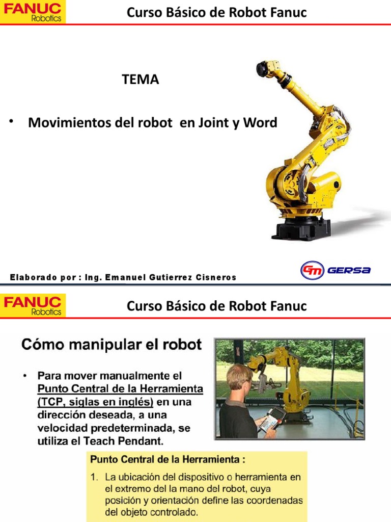 Movimientos Del Robot en Joint y World | PDF