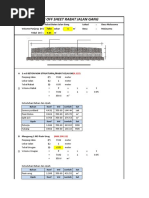 Contoh RAB DESAIN JEMBATAN Beton Excel | PDF