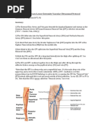 Lower Extremity Venous Ultrasound Guide | PDF | Medical Ultrasound | Vein