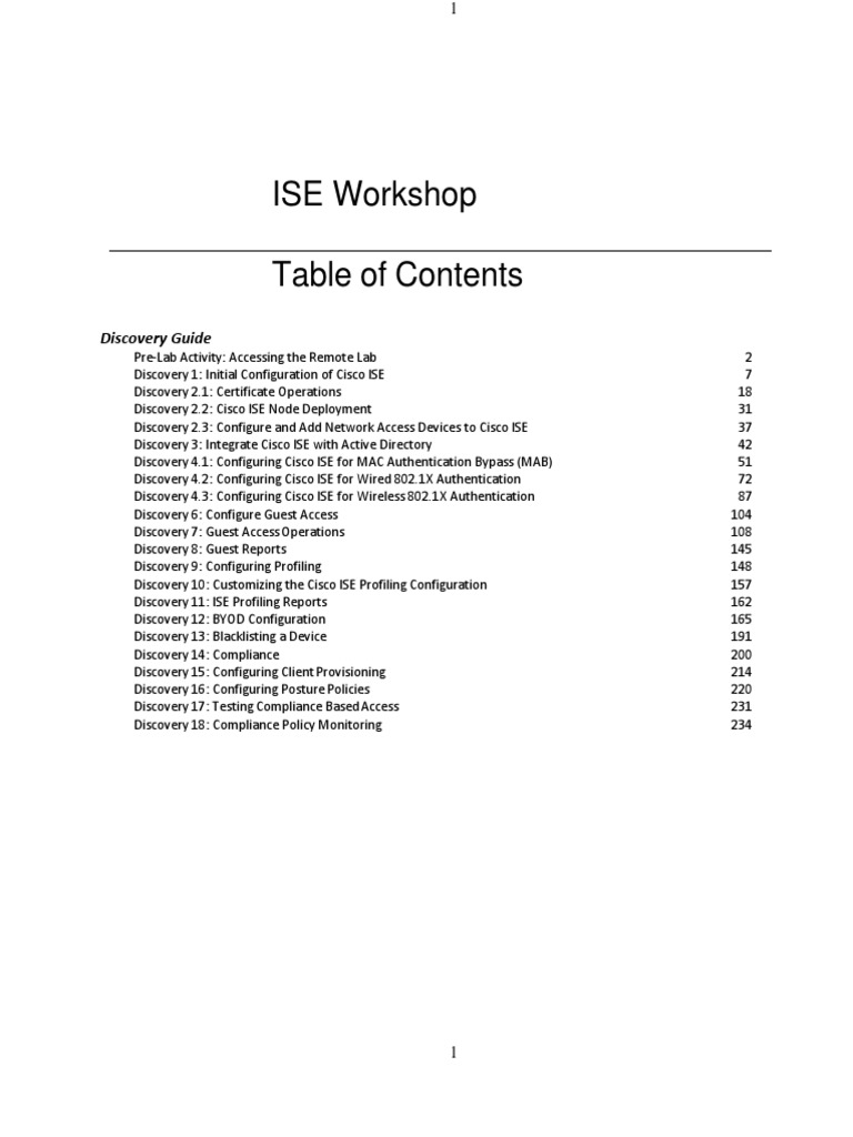 Ise Lab Guide For 9-11th Workshop | PDF | Public Key Certificate | Radius