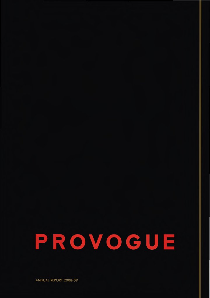 Provogue Annual Report | PDF | Retail | Business