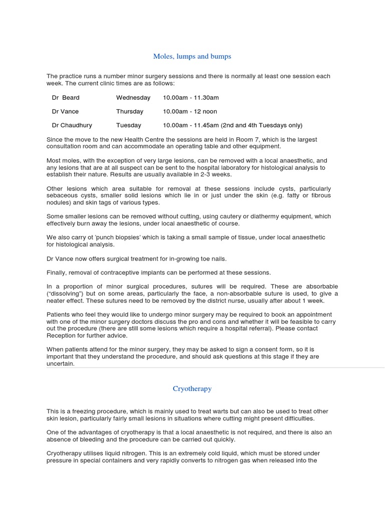 Minor - Surgery Update | Download Free PDF | Surgery | Medicine