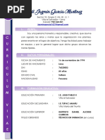 Curriculum Vitae de Doris | PDF