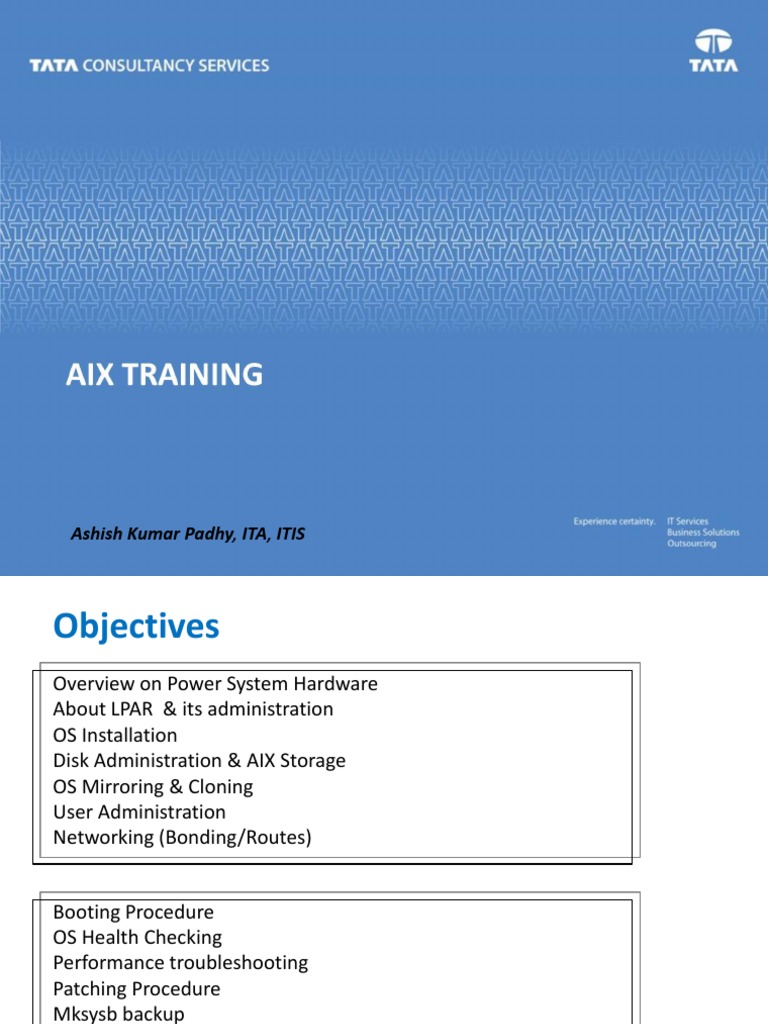 AIX Training-D1P1 | PDF | Superuser | Information Technology Management