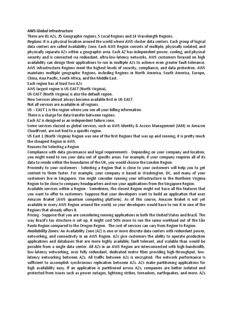 Understanding AWS Global Infrastructure: Regions, Availability Zones, Local Zones, Wavelength ...