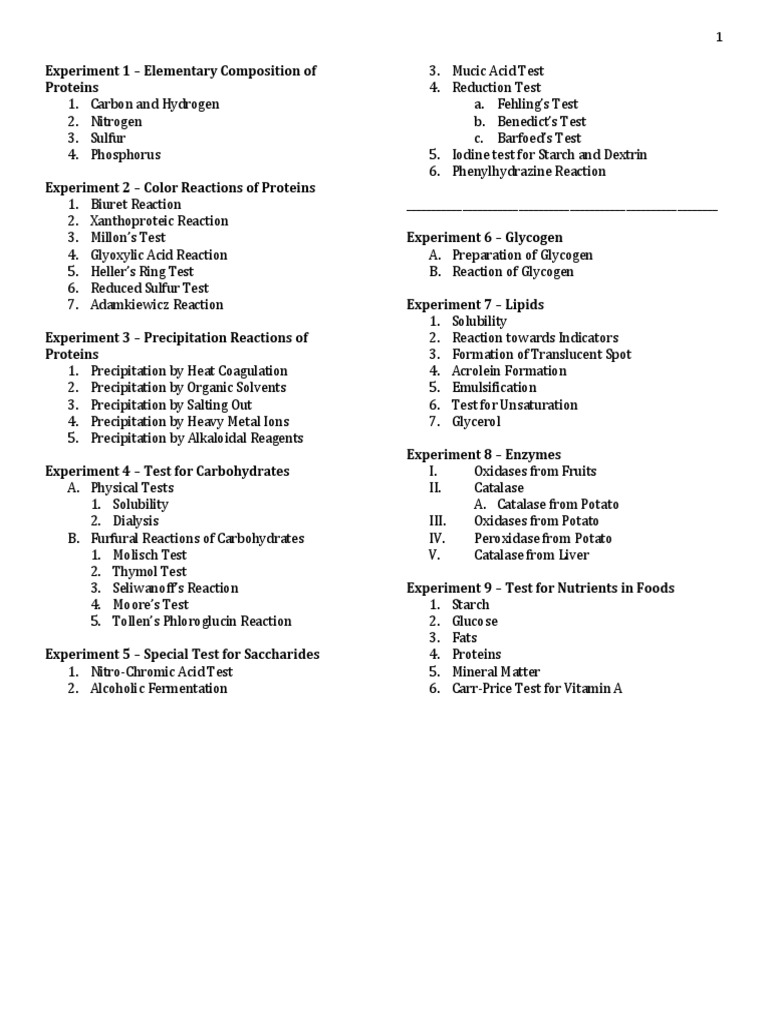 Biochem Experiment 1 9 | PDF | Hydrochloric Acid | Nitric Acid