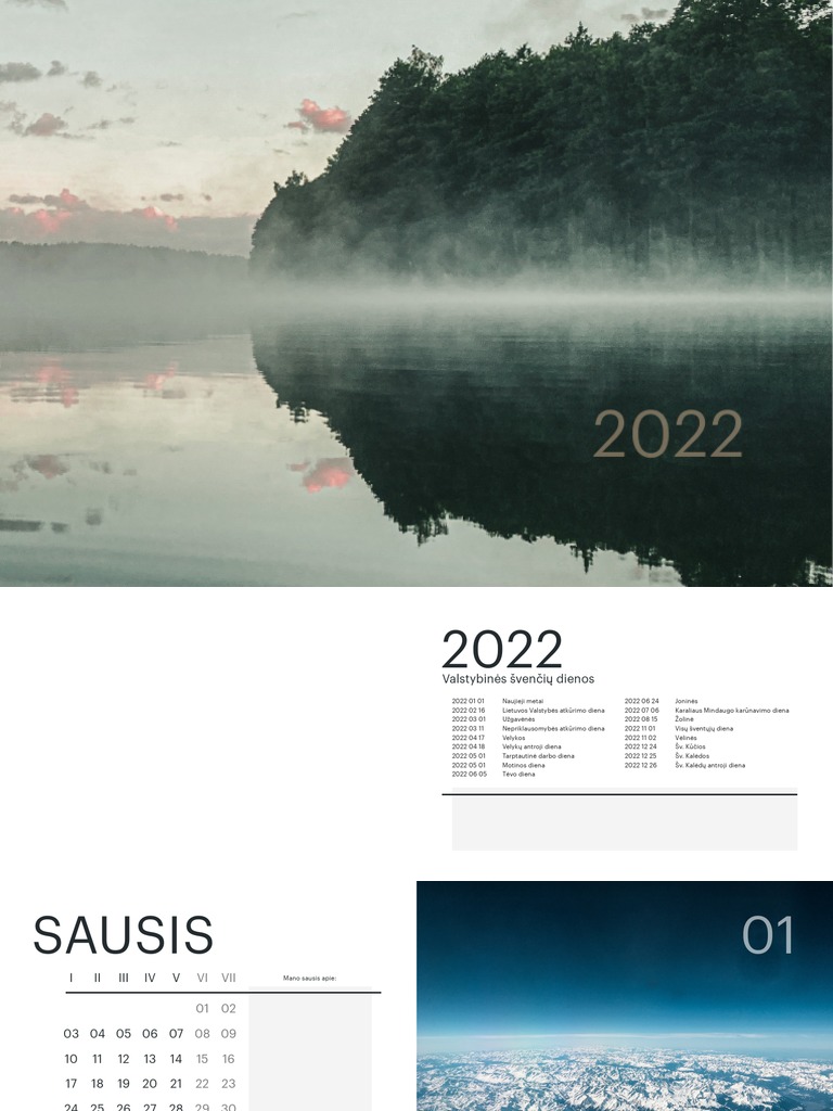 Weekly Calendar 2022 | PDF