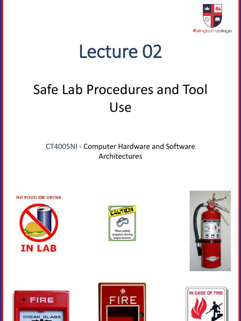 Lab Safety & Tool Use Guide | PDF | Electromagnetic Interference ...