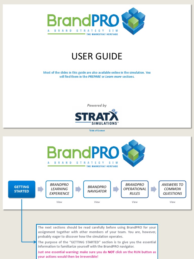 BrandPRO Participant Handbook | PDF | Brand | Marketing