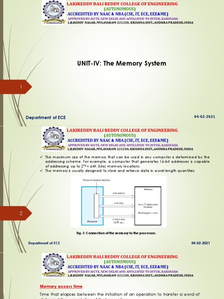 Coa Unit 4 Notes | PDF