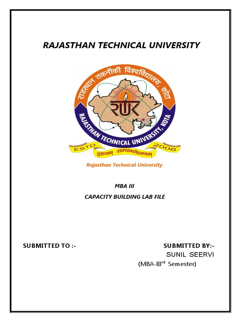 Rtu Main Page Capacity Building Lab | PDF | Art | Computers