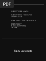 Examples of NFA | PDF | String (Computer Science)