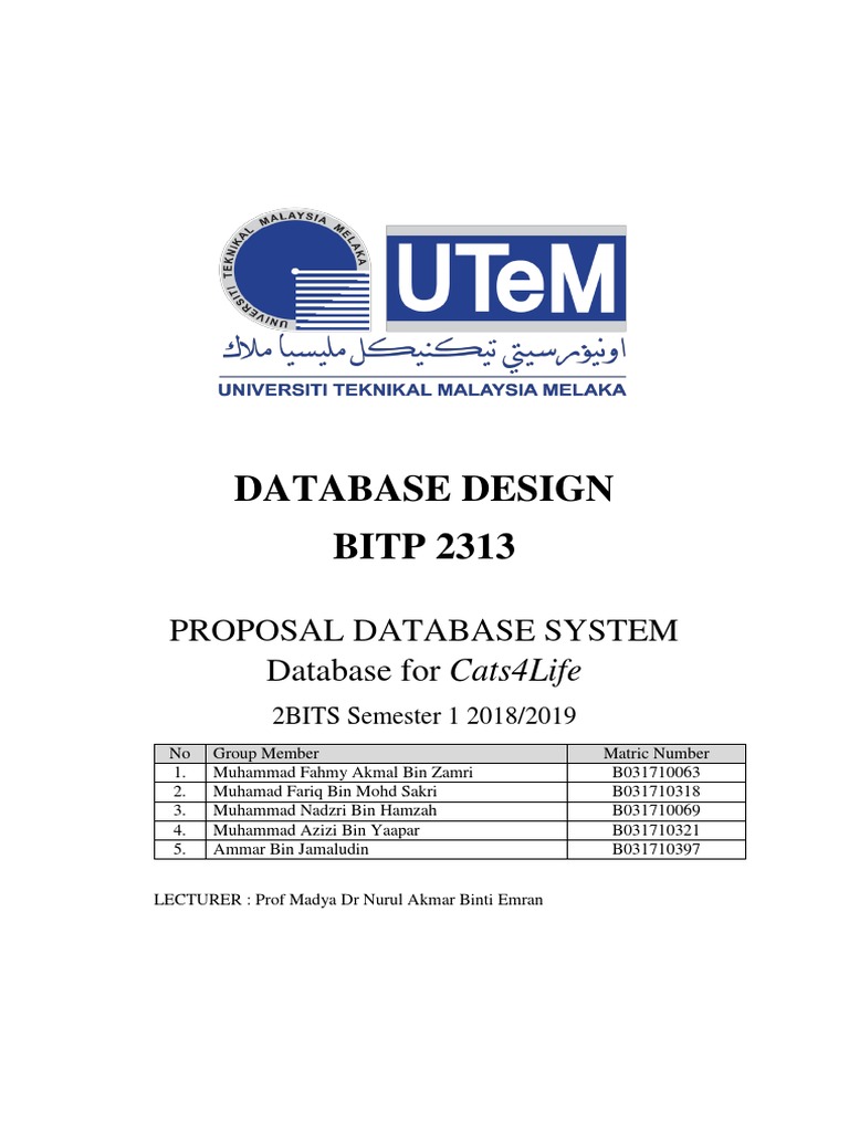 Proposal Database Design, How To Do | PDF | Database Transaction ...