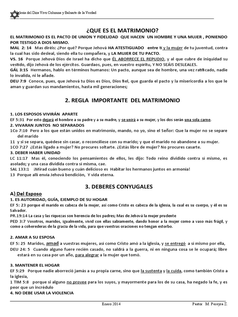 Tema Matrimonial | PDF | Bendición | Cristo (título)
