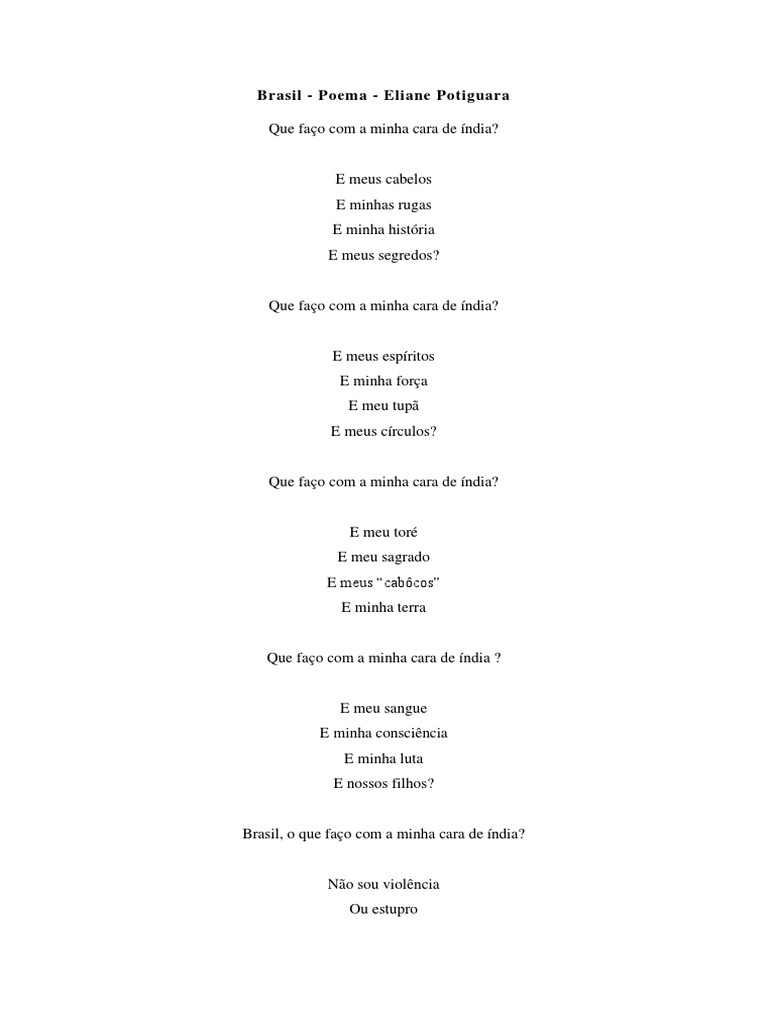 Poema Eliane | PDF