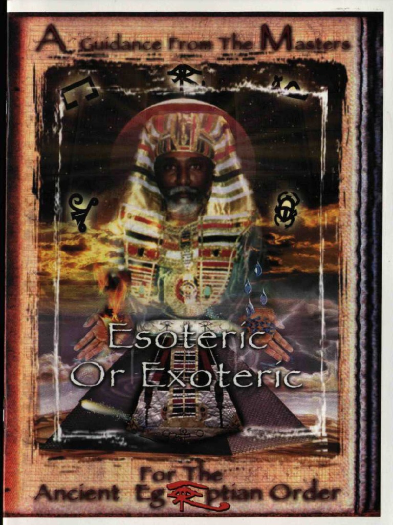 DR York - Esoteric - Exoteric | PDF | Spirituality | Western Esotericism