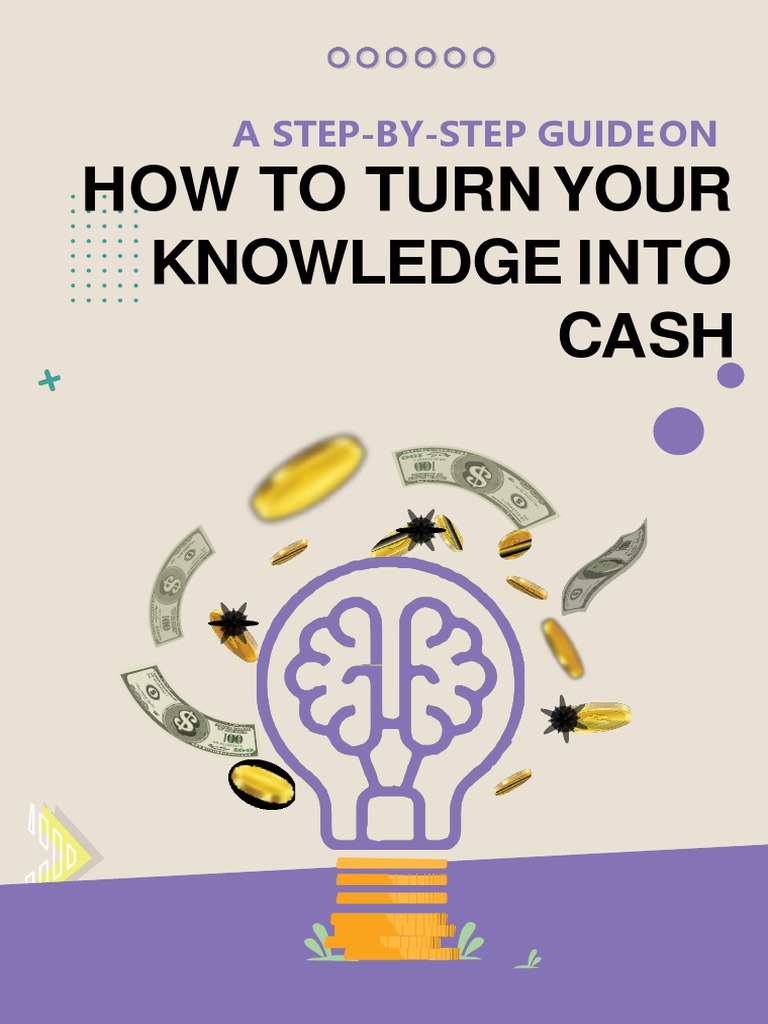 Knowledge To Cash Ebook | PDF | Web Conferencing | E Books