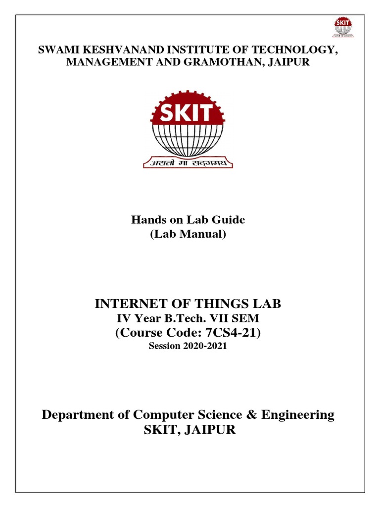 Final Lab Manual Of Iot Lab Pdf Area Computer File 