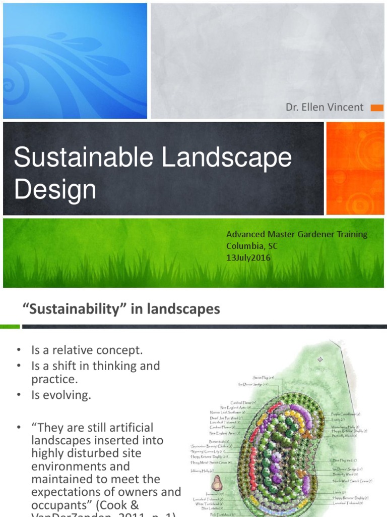 Sustainable Landscape Design | PDF | Biodiversity | Ecosystem