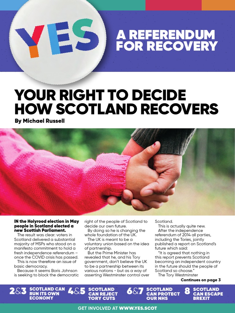 SNP Yes Leaflet | PDF | Conservative Party (Uk) | National Health Service