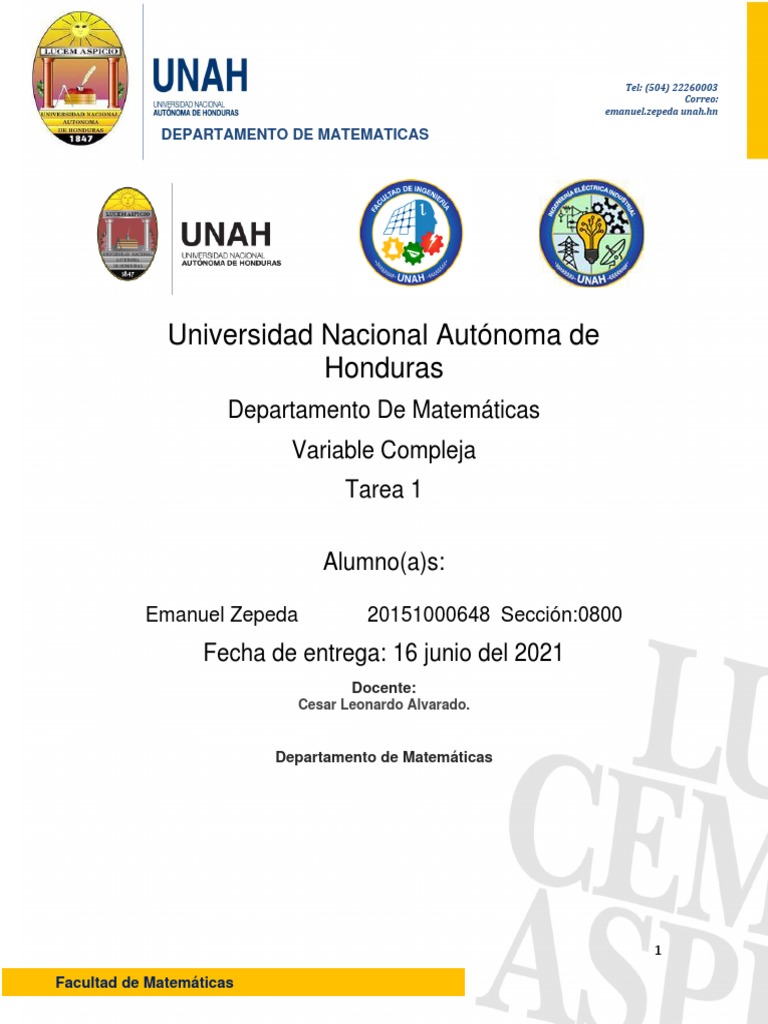 Tarea de Variable Compleja 1 | PDF | Violencia