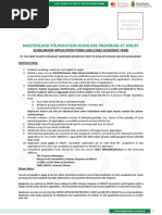 2026 KCB Scholars Programme Application Form | PDF