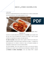 Practica Kimchi | PDF | Alimentos | Cocina