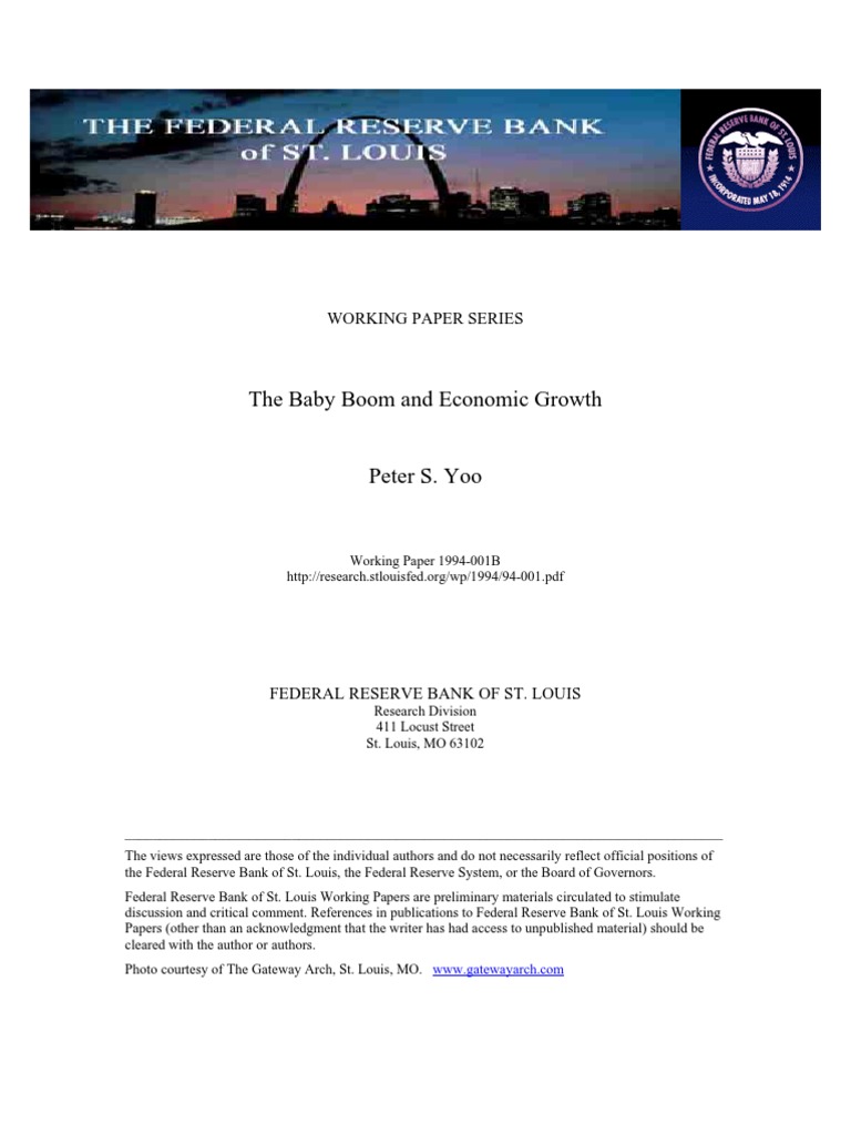 The Baby Boom's Impact on Capital Accumulation and Economic Growth ...