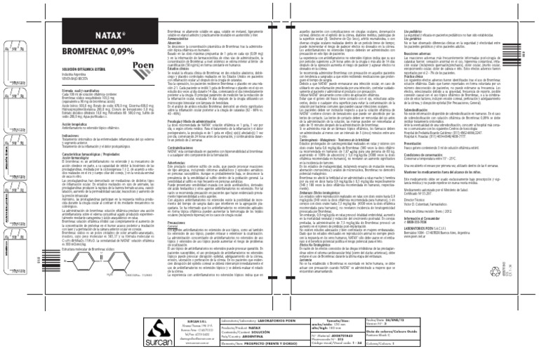 Prosp. Natax | PDF | Droga anti-inflamatoria libre de esteroides ...