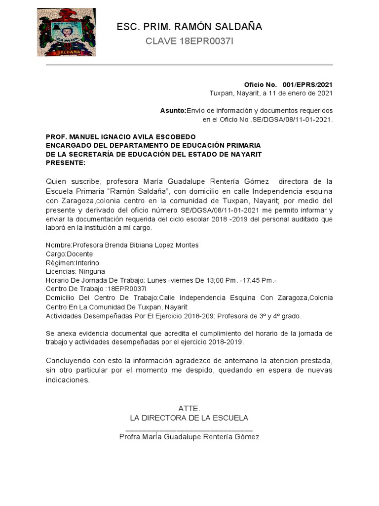 Constancia Con Promedio Final | PDF