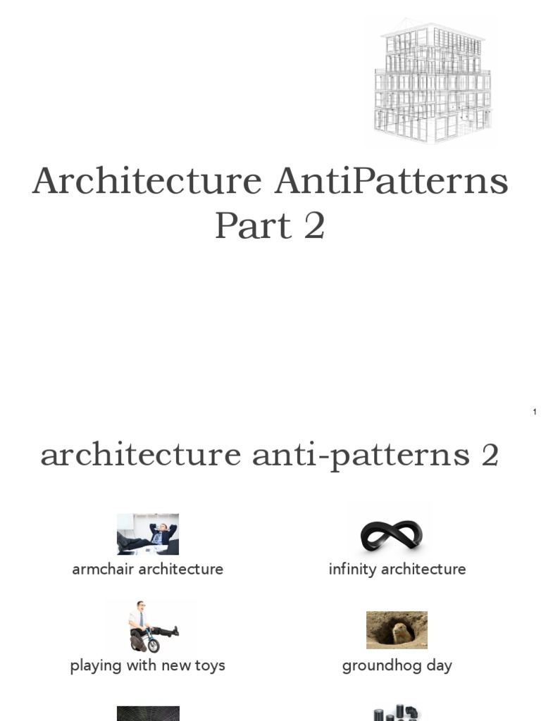 Safund 1-11 Architecture AntiPatterns Part 2 | PDF | Infinity | Computing