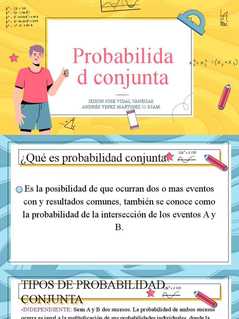 PROBABILIDAD CONJUNTA Jeison Vidal y Andres Yepez | PDF | Probabilidad ...