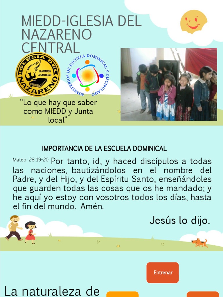 Miedd-Iglesia Del Nazareno Central | PDF | Evangélico | Iglesia cristiana