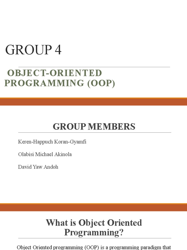 Object Oriented Programming Pdf Object Oriented Programming Class Computer Programming