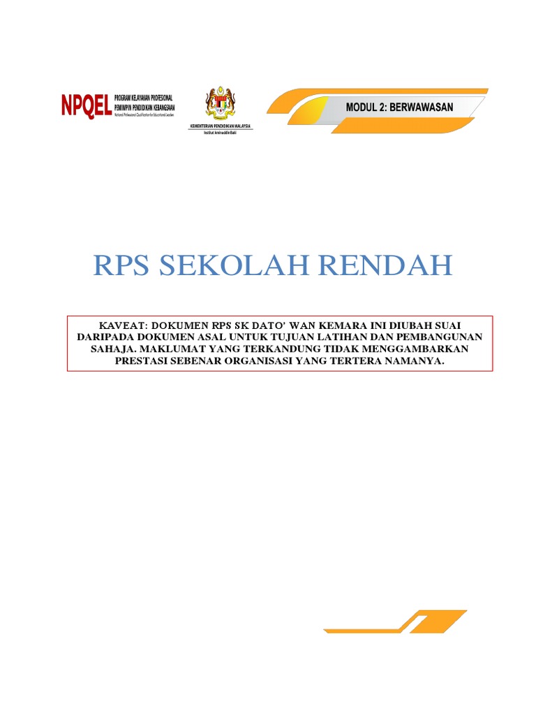 Rps SK Dato - Wan Kemara | PDF
