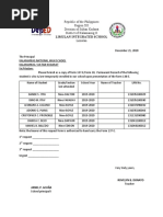 Brigada Eskwela Form 07 | PDF | Desk | Building Materials