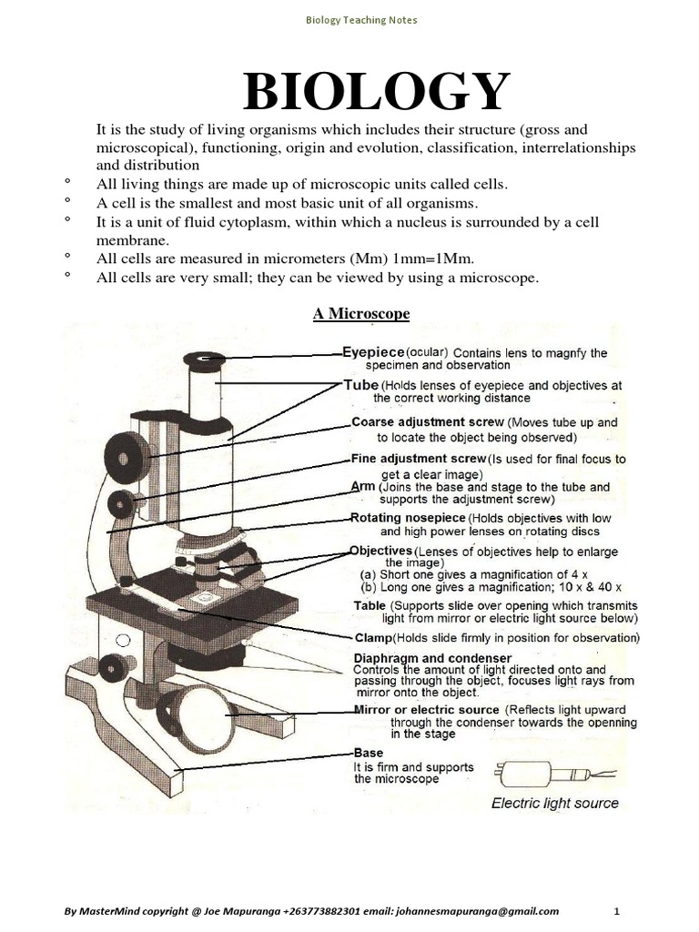 O Level Biology Notes Mapuranga | PDF | Digestion | Osmosis