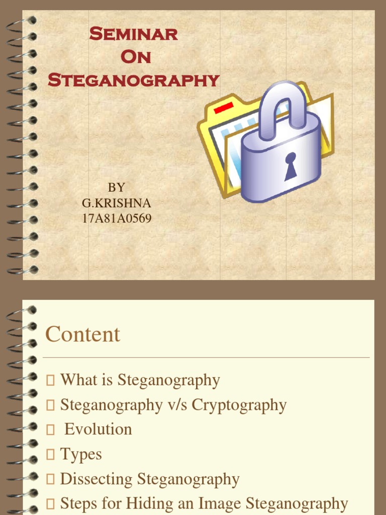 17a81a0569 Steganography | PDF | Cryptography | Telecommunications