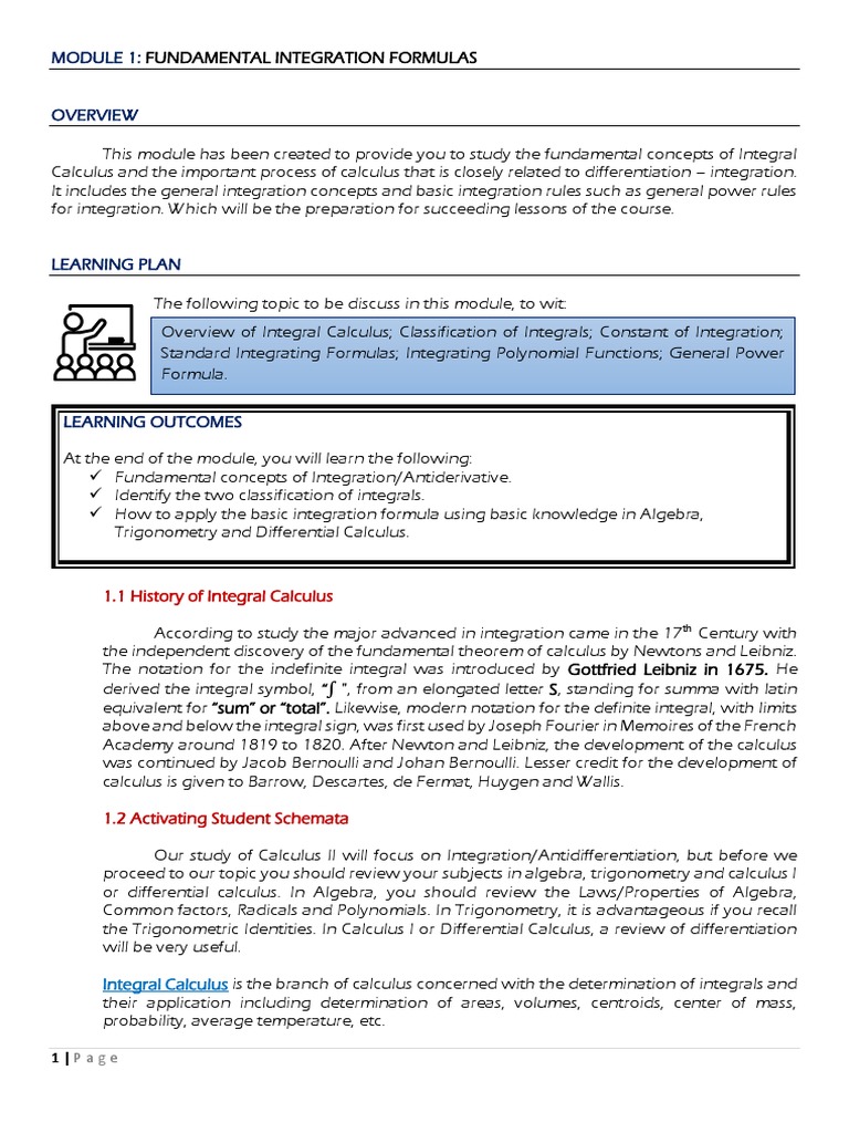 1.1 History of Integral Calculus | PDF | Integral | Calculus